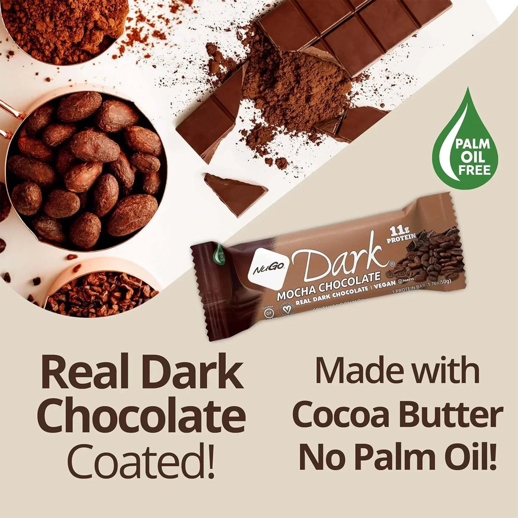 NuGo Dark Chocolate Chocolate Chip Protein Bar